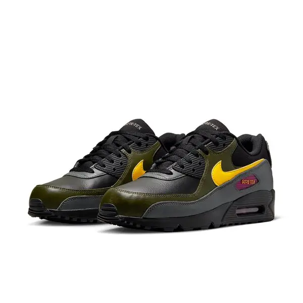 Nike Max 90 Gore-tex "tour Yellow Cargo Khaki - Black/yellow