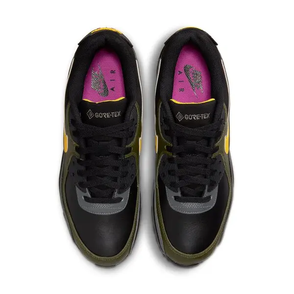 Nike Max 90 Gore-tex "tour Yellow Cargo Khaki - Black/yellow