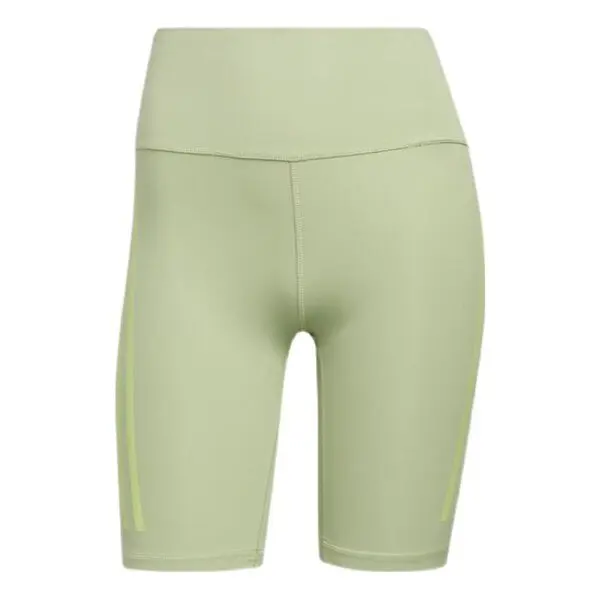 Adidas Essentials 3-stripes Waisted Short Leggings - Green