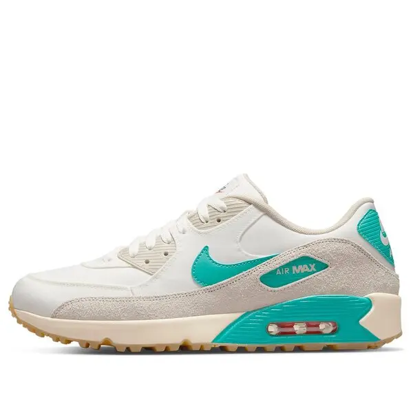 Nike Max 90 Golf Sneakers - White/gray/green