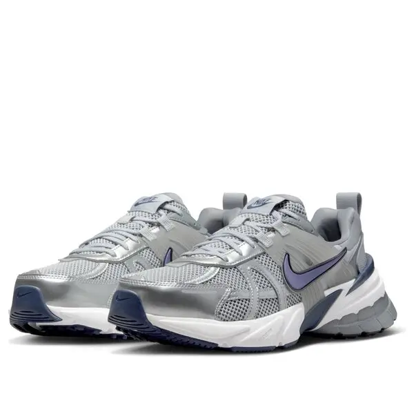 Nike V2k Run Sneakers - Wolf Grey/navy
