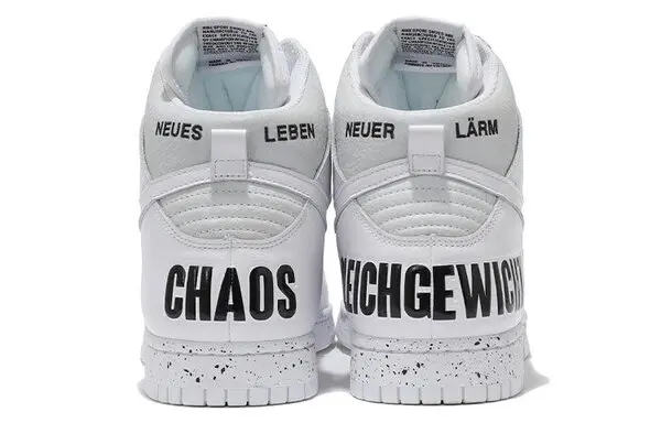Nike Undercover X Dunk High 1985 'chaos White - White/black