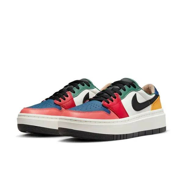 JORDAN 1 Elevate Low Sneakers - Blue/red/black