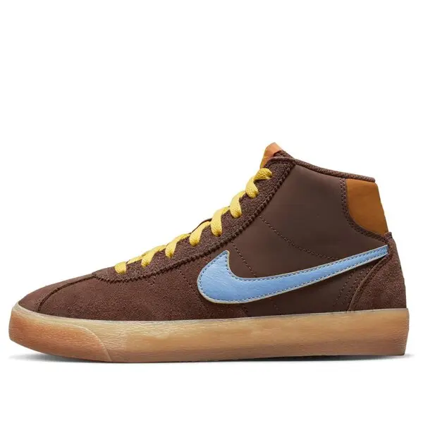 Nike X Why So Sad? Bruin High Sb 'the Predatory Bird' Sneakers - Brown/blue