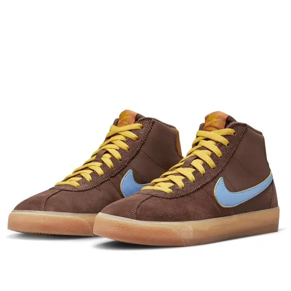 Nike X Why So Sad? Bruin High Sb 'the Predatory Bird' Sneakers - Brown/blue