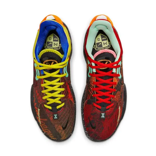 Nike Pg 5 Ep Athletic Sneakers - Black/red/yellow