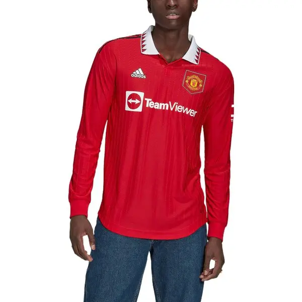 Adidas Manchester United 22/23 Long Sleeve Home Authentic