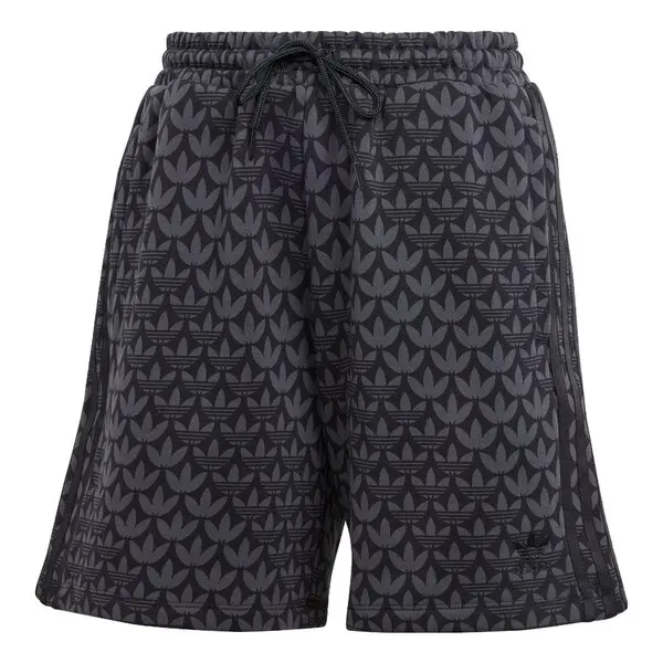 Adidas Originals Trefoil Monogram Shorts - Black