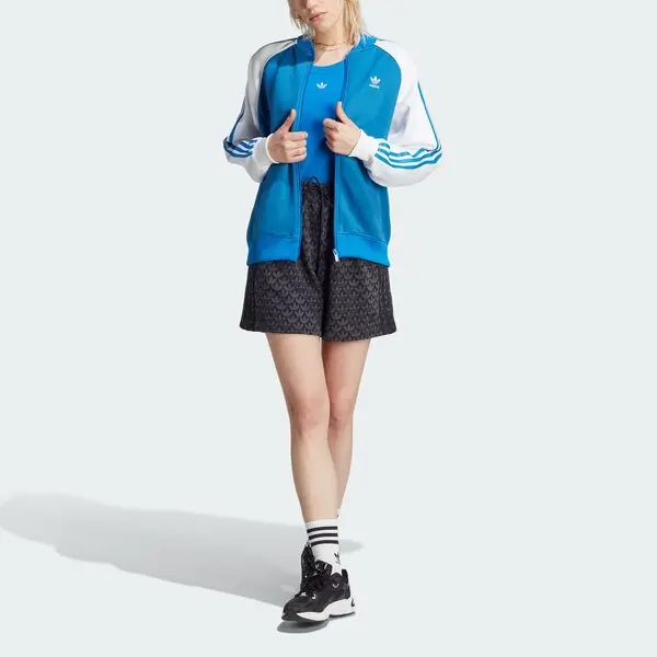 Adidas Originals Trefoil Monogram Shorts - Black