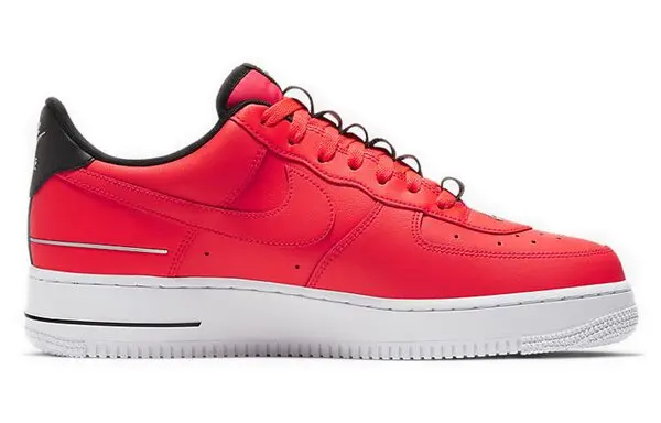 Nike Force 1 '07 Lv8 'double Air Pack' Laser Crimson - Red/black