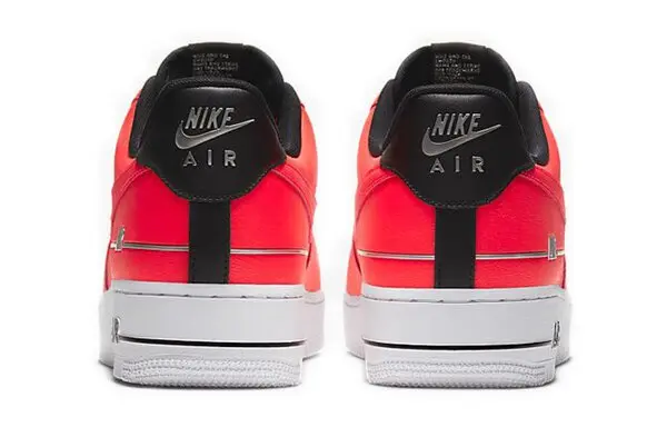 Nike Force 1 '07 Lv8 'double Air Pack' Laser Crimson - Red/black
