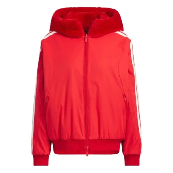Adidas Reversible Faux Fur Hooded Jacket