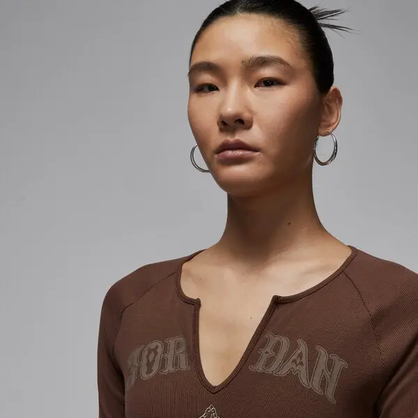JORDAN Long Sleeve Knit Top