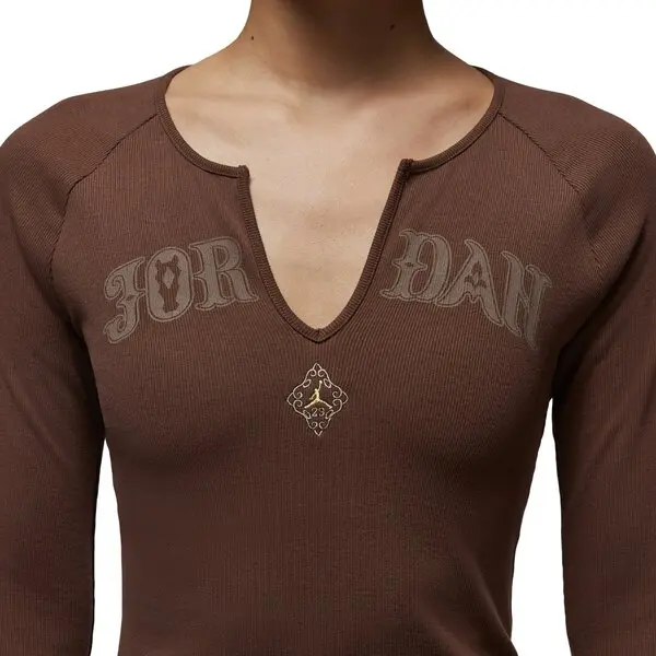 JORDAN Long Sleeve Knit Top