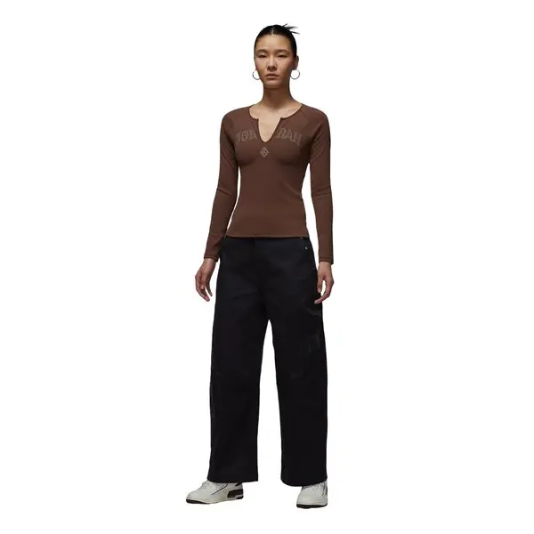 JORDAN Long Sleeve Knit Top