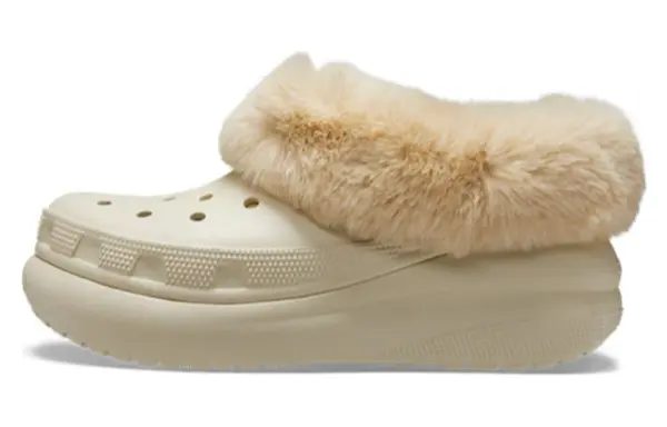 CROCS Furever Crush Shoe Clogs - White