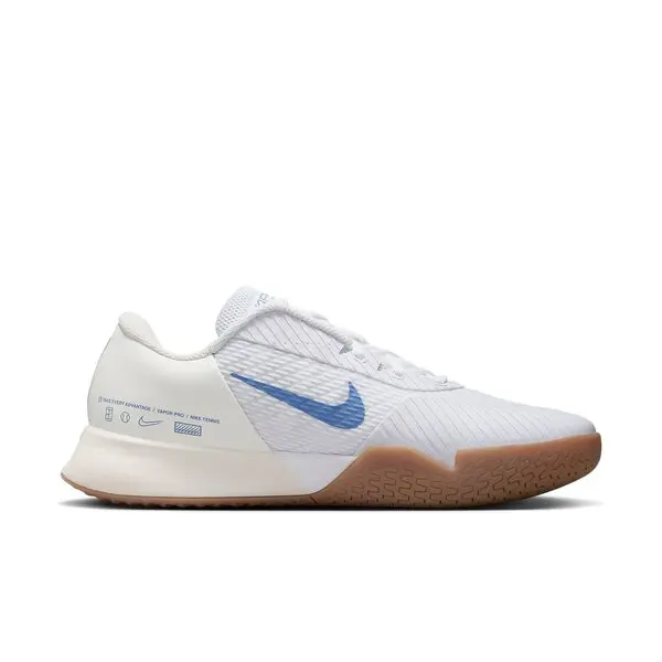 Nike Court Air Zoom Vapor Pro 2 Hard Court Sneakers - White/blue