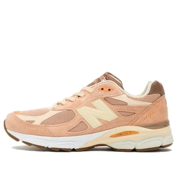 NEW BALANCE X Size? 990v3 "keepin' It Running" Made In Usa - Orange/cream