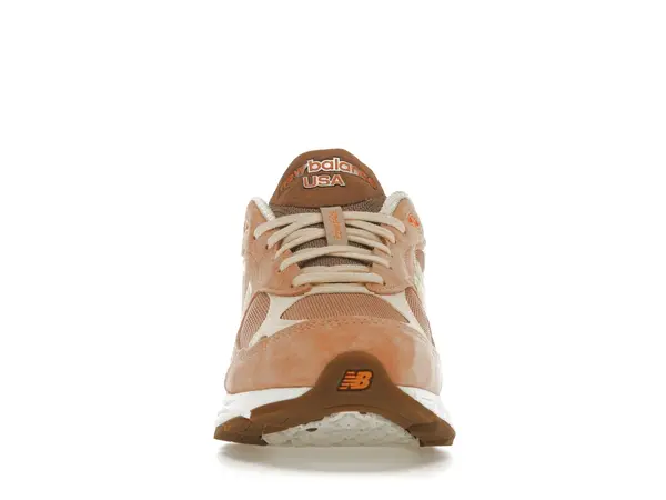 NEW BALANCE X Size? 990v3 "keepin' It Running" Made In Usa - Orange/cream