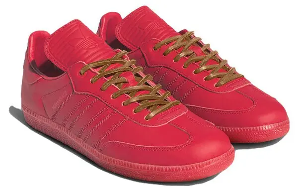 Adidas Samba X Pharrell Humanrace 'red' Sneakers - Red/brown