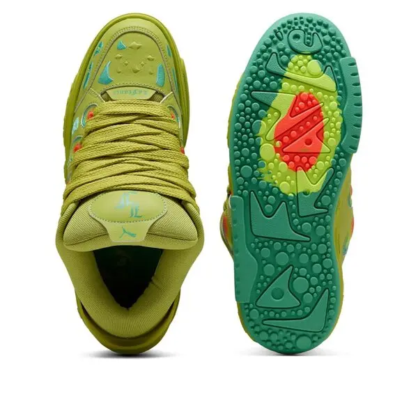 PUMA Lamelo Ball Lafranc 'heatmap' Sneakers - Green/green/red
