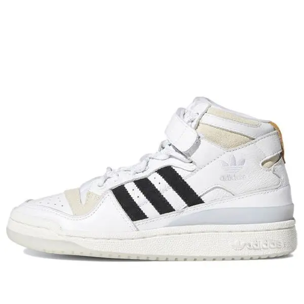 Adidas X Ivy Park Forum Mid Sneakers - White/black