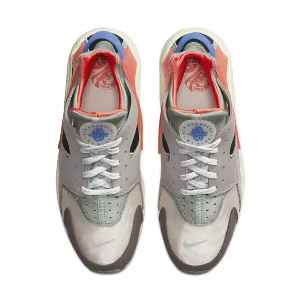Nike Huarache Premium Sneakers - Gray/white/brown