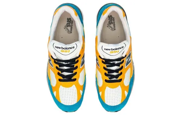 NEW BALANCE Sneakersnstuff X 991 Made In England - Blue/yellow