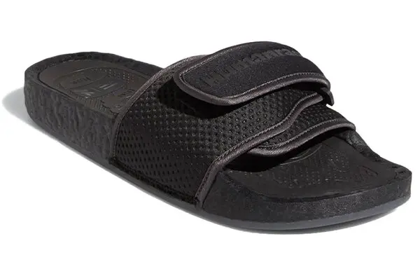 Adidas Pharrell X Chancletas Hu Slide - Black