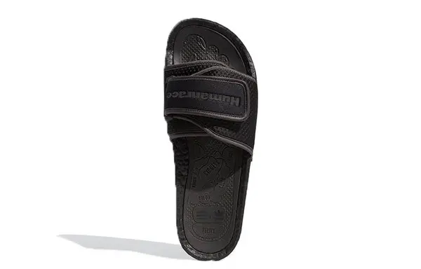 Adidas Pharrell X Chancletas Hu Slide - Black