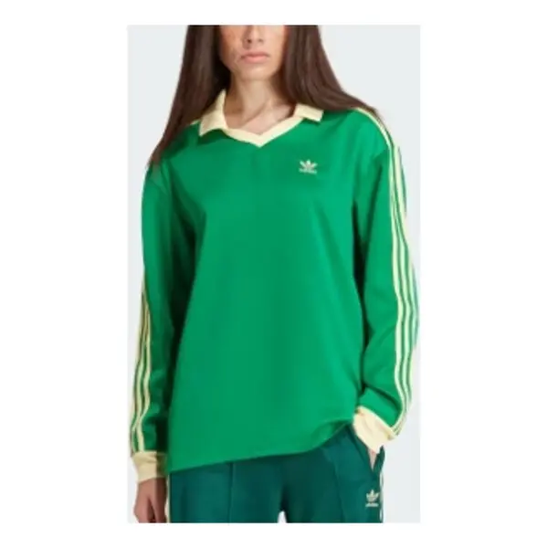 Adidas 3-stripes Satin Long Sleeve Shirt