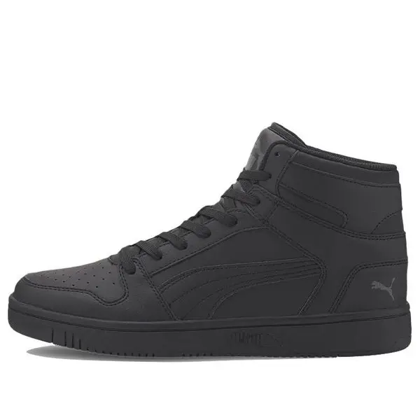 PUMA Rebound Layup Retro High Top Sneakers - Black