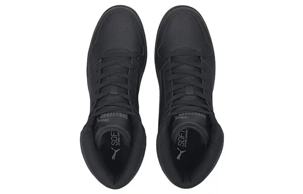 PUMA Rebound Layup Retro High Top Sneakers - Black