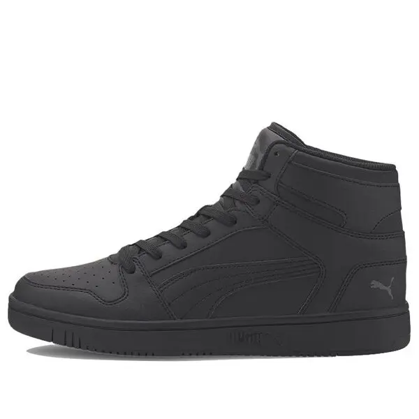 PUMA Rebound Layup Retro High Top Sneakers - Onyx