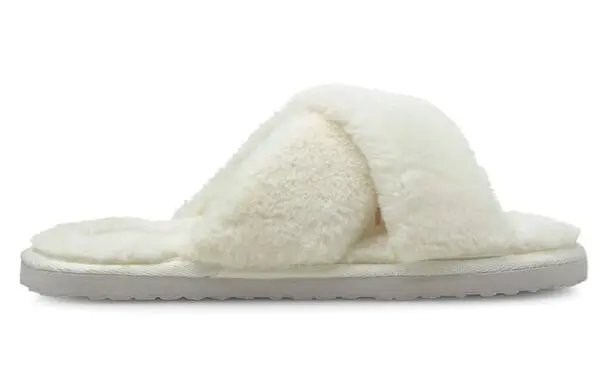 PUMA Fluff X Strap Slides - White