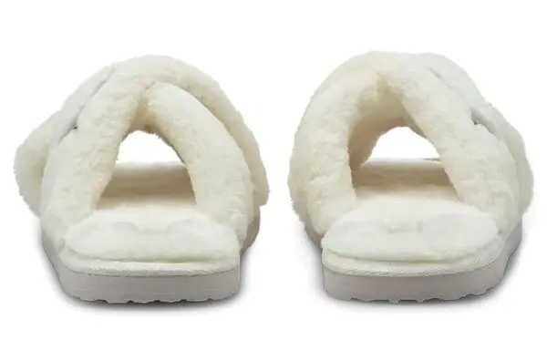 PUMA Fluff X Strap Slides - White