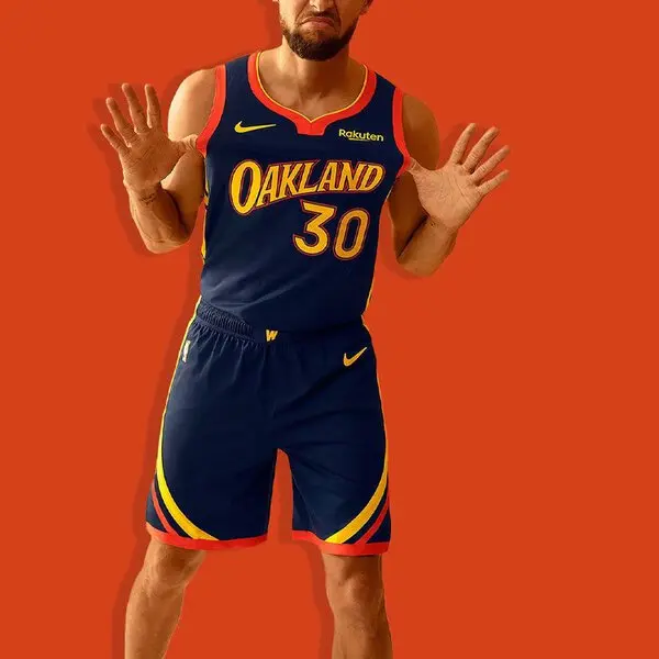 Nike Nba Stephen Curry Golden State Warriors Jersey City Edition