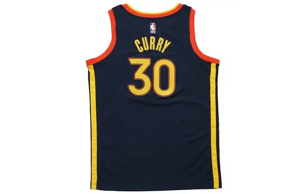 Nike Nba Stephen Curry Golden State Warriors Jersey City Edition - Dark Blue