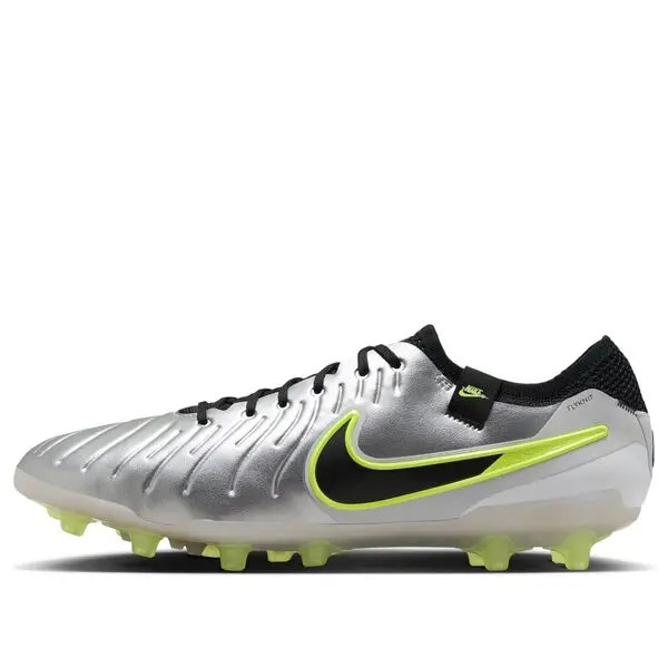 Nike Tiempo Legend Elite Ag Football Boots - Metallic Silver/volt/black