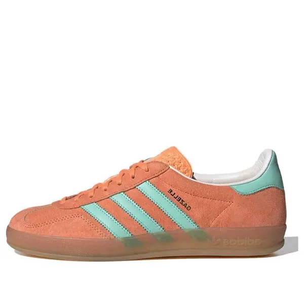 Adidas Gazelle Indoor Sneakers - Orange/green/tan
