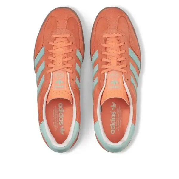 Adidas Gazelle Indoor Sneakers - Orange/green/tan