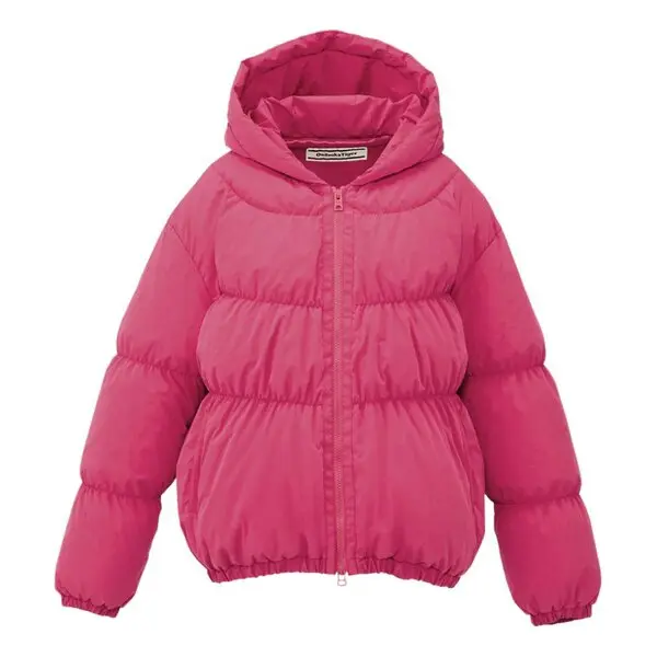 Onitsuka Tiger Hooded Down Jacket - Pink