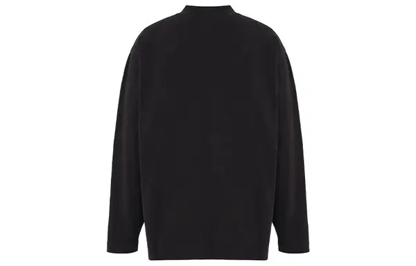 Yeezy Logo Longsleeve T-shirt - Black