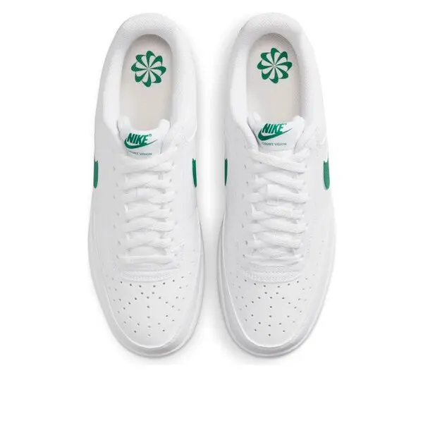 Nike Court Vision 1 Low Next Nature Sneakers - White/green