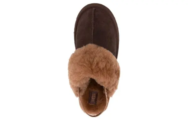 UGG Funkette Slipper With Platform Sole - Brown