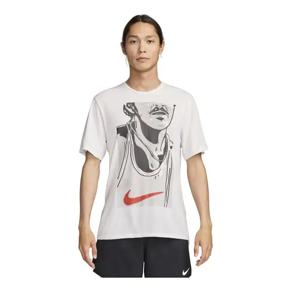 Nike Dri-fit Rise 365 T-shirt - White