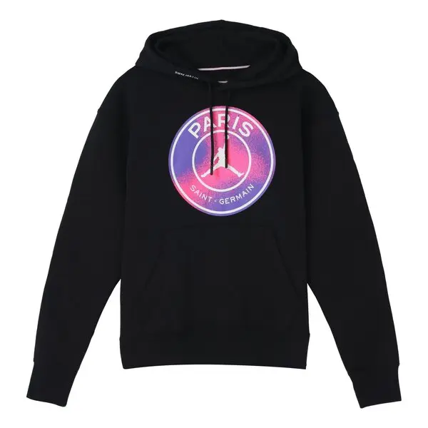 JORDAN Paris Saint-germain Printing Fleece Pullover - Black
