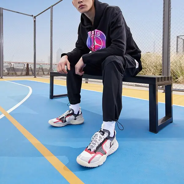 JORDAN Paris Saint-germain Printing Fleece Pullover - Black
