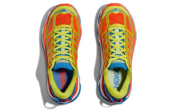 Hoka One One Mafate Speed 2 Athletic Sneakers - Flame/evening Primrose