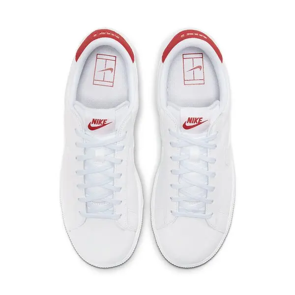 Nike Classic Cs Low Top Sneakers - White/red